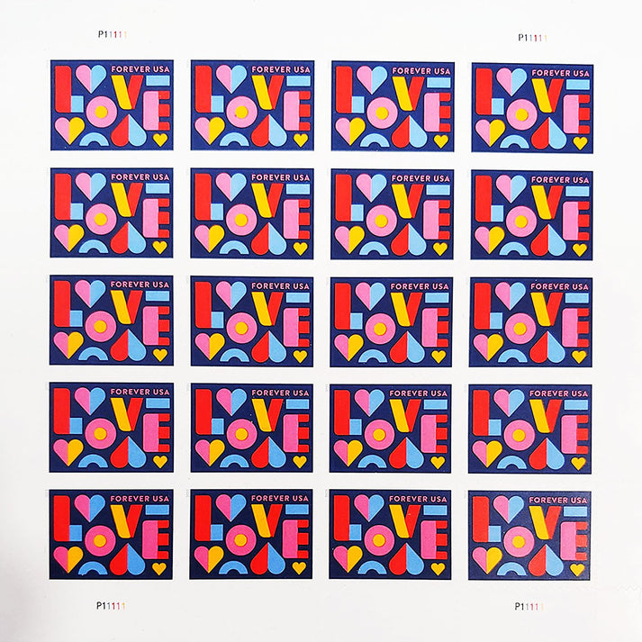 2021 Love Forever First Class Postage Stamps – Mailboxes of Flushing